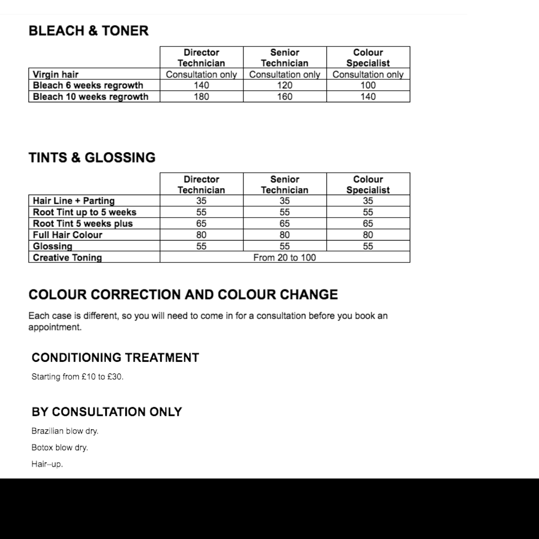 Services | Karalu Salon